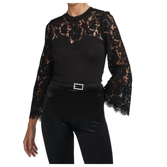 Generation Love | Tops | New Generation Love Maritzia Lace Combo Top In ...